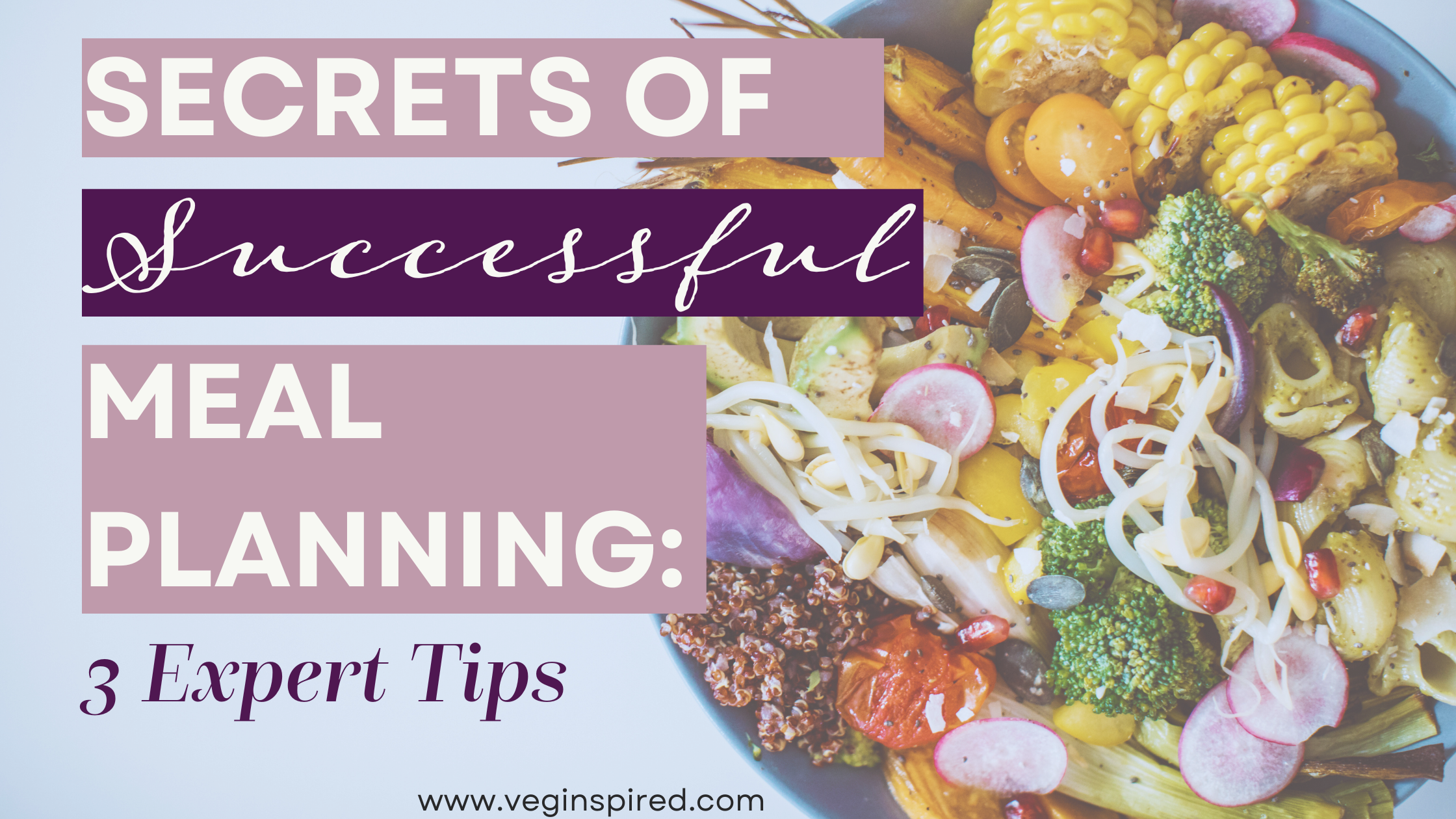 Secrets of Successful Meal Planning: 3 Expert Tips - VegInspired