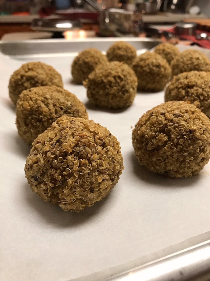 Super Easy Quinoa Balls - VegInspired